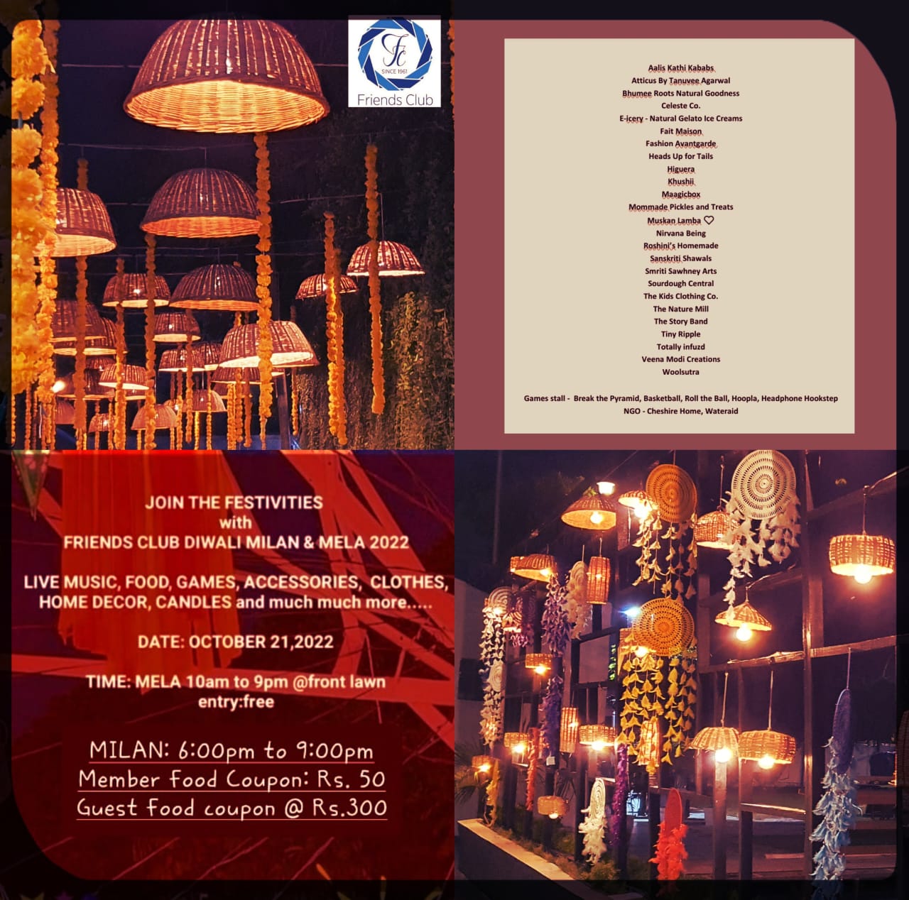 Friends Club Ltd – 17-A Friends Colony (W), New Delhi -110065; Ph: +91 ...